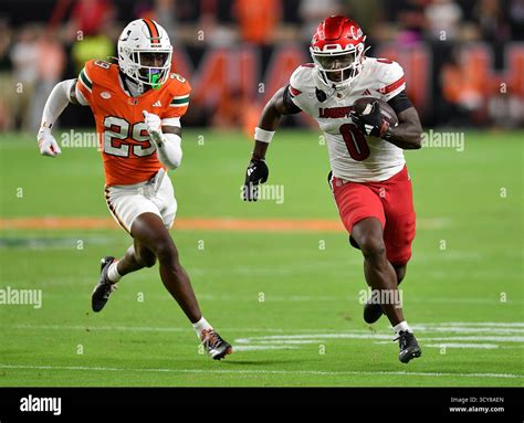 Louisville Wide Receiver Chris Bell 0 Runs For A Touchdown During The