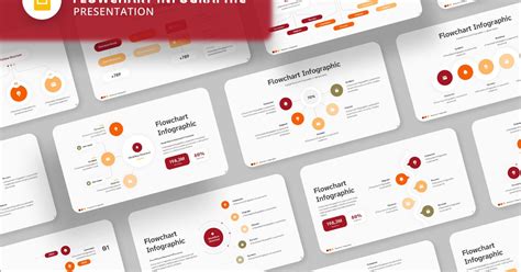 flowchart infographics incl flowchart and deck envato