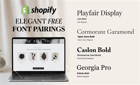 top free font pairings to elevate your shopify store s — wildhive