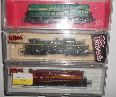 3 Atlas Locomotives