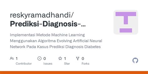 Github Reskyramadhandiprediksi Diagnosis Diabetes Evolving