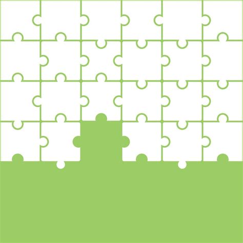 Light Green Jigsaw Pattern Jigsaw Line Pattern Jigsaw Seamless Pattern Decorative Elements