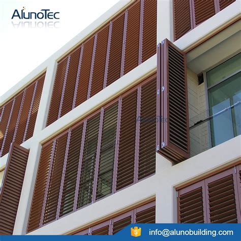 Exterior Bi Folding Aluminium Louvered Shutters Buy Louver Shutter