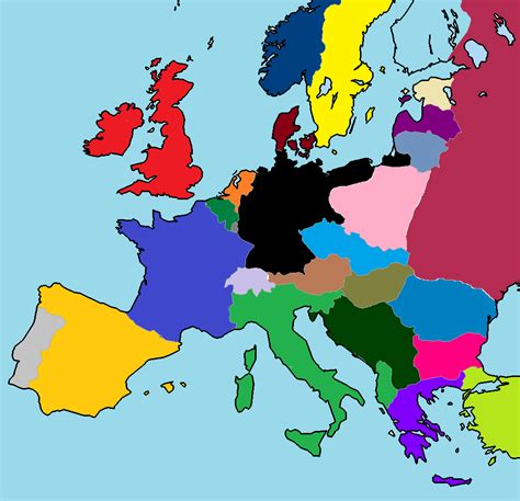 Mapa Europy 1910 Fileeurope Map 1900 Mapa De Europa 1910 Emwgh