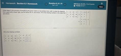 Solved Homework Section 6 1 Homework Question 6 6 1 19