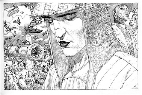 Moebius Black And White Work — Dop