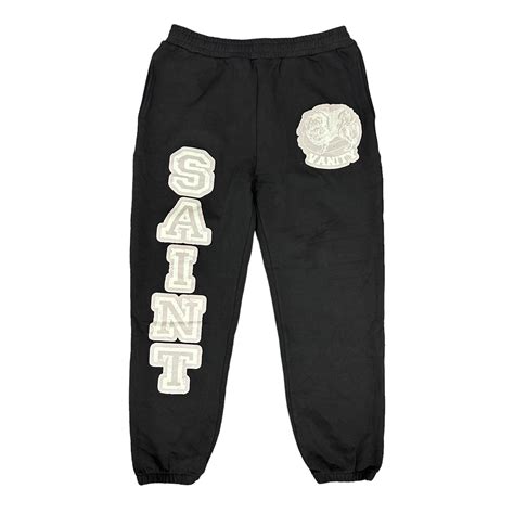 Saint Vanity Black Sweats Good Times Online Store