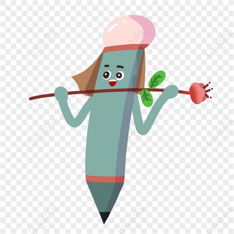 만화 일러스트 손으로 그린 학 용품 이미지 디자인 연필학용품배우다 Png 일러스트 무료 다운로드 Lovepik