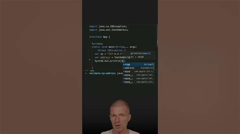How To Validate An Ip Address Java Shorts Coding Airhacks Youtube