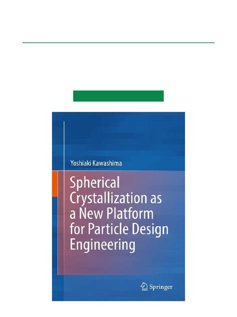 Spherical Crystallization As A New Platform For Particle Design