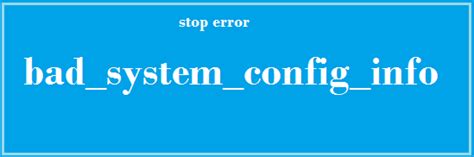 How To Fix Bad System Config Info Error DiskInternals