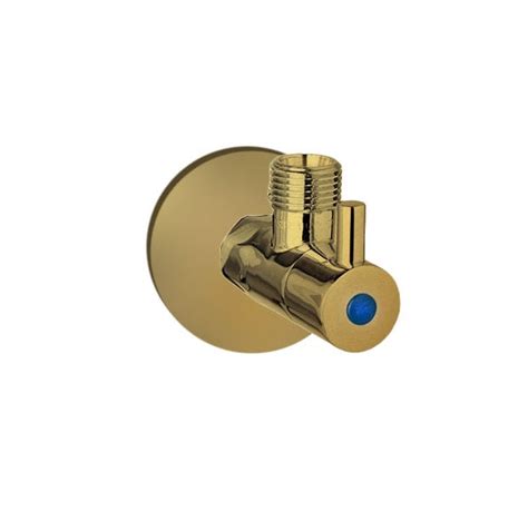 Brushed Gold Single Mini Cistern Cock Acqua Bathrooms