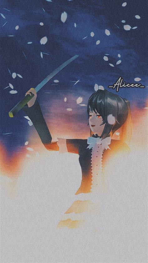 Wallpaper Sakura School Simulator Aesthetic