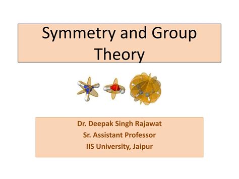 PPT - Symmetry and Group Theory PowerPoint Presentation, free download - ID:8987504