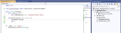 Intellisense In Py File Of Ironpython Wpf Application Does Not Work