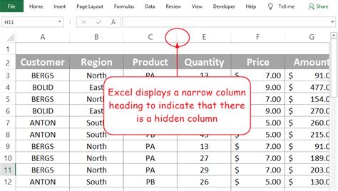 How To Hide And Unhide Columns In Excel Software Accountant