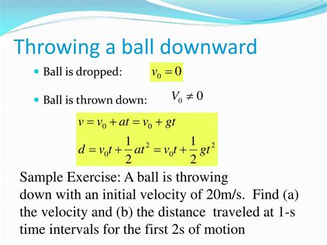 Ppt Falling Objects And Projectile Motion Powerpoint Presentation
