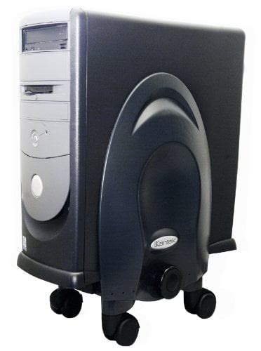Kantek Deluxe Adjustable Computer CPU Stand Black Walmart Com