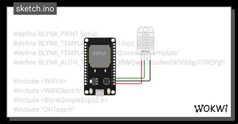 Blynk Dht22 Wokwi Esp32 Stm32 Arduino Simulator