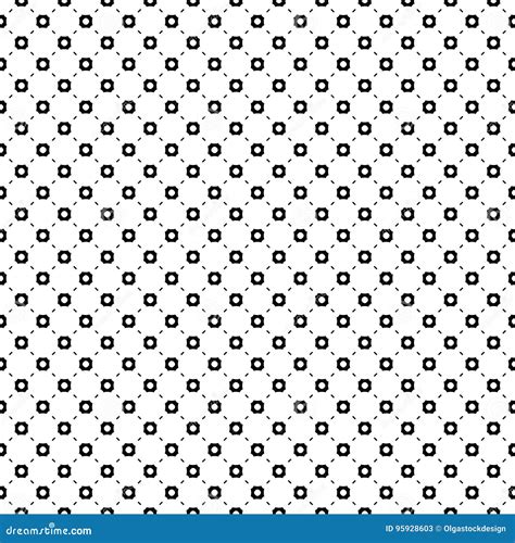 Seamless Pattern Smooth Geometric Figures Circles Lines Stock Vector Illustration Of