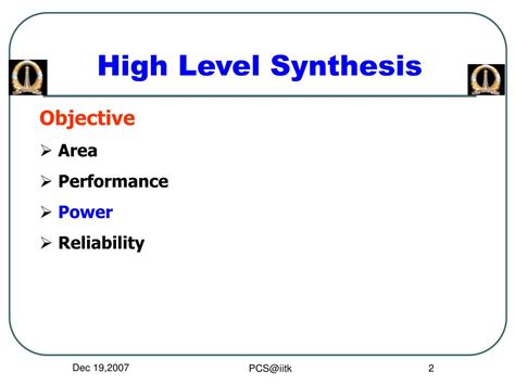 Ppt Power Aware Synthesis Powerpoint Presentation Free Download Id