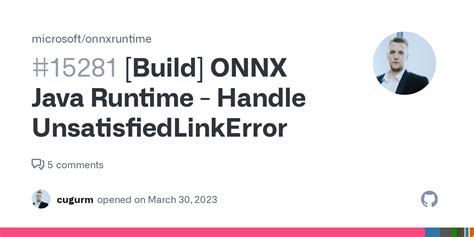 Build Onnx Java Runtime Handle Unsatisfiedlinkerror · Issue 15281
