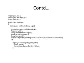 Rmi Ppt PPTX Programming Languages Computing