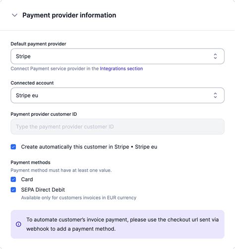 Stripe Integration Lago