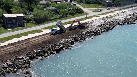 ფოთში ე წ კუნძულის სანაპირო ზოლის ნაპირდაცვითი სამუშაოები მიმდინარეობს რა ჯდება პროექტი Bpn