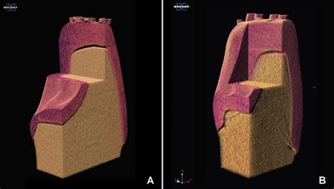 Three Dimensional Reconstructed Micro Ct Image Of The 3d Printed