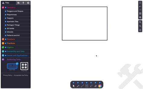 Authoring Mode Input Field And Drop Zone Polypad