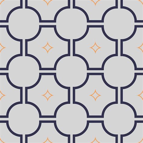 벡터 원활한 기하학적 패턴 추상 복고풍 배경 디자인 벽 및 바닥 타일 디자인 세라믹 타일 디자인의 최고의 창조 프리미엄 벡터