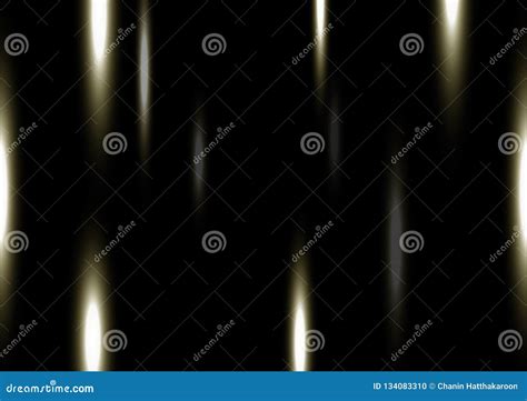 abstract gold light rays motion on black background vector