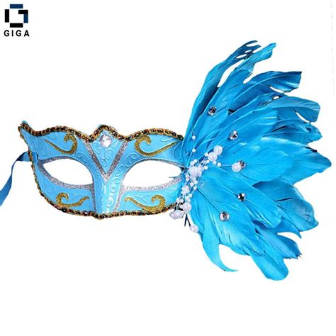 หน้ากากประดับขนนกเครื่องแต่งกายคอสเพลย์เซ็กซี่สําหรับผู้หญิง Bbnew Th