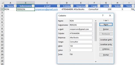 Como Criar Um Formulário No Excel Automaticamente Guia Do Excel