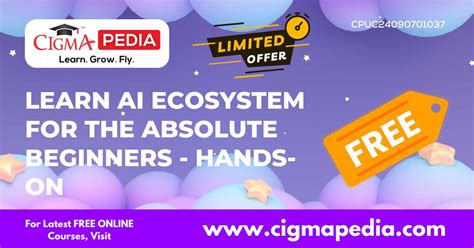 Learn Ai Ecosystem For The Absolute Beginners Hands On Free Udemy