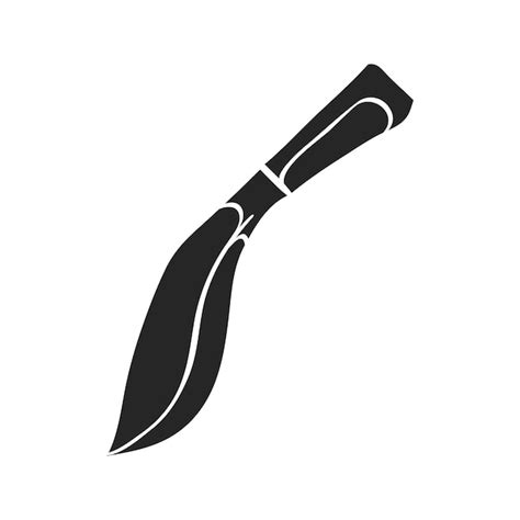 Premium Vector Hand Drawn Icon Knife