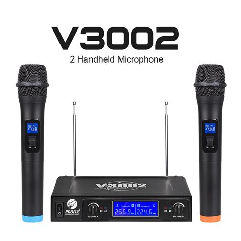 Debra Audio V3002 Vhf 2handheld Wireless Microphone System River Hooks