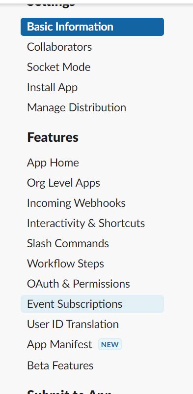 Slack Event Subscription