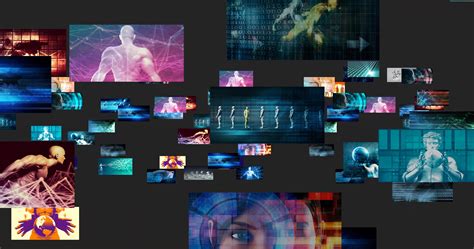 多媒体内容流媒体与数字娱乐视频概念视频特效素材 千库网