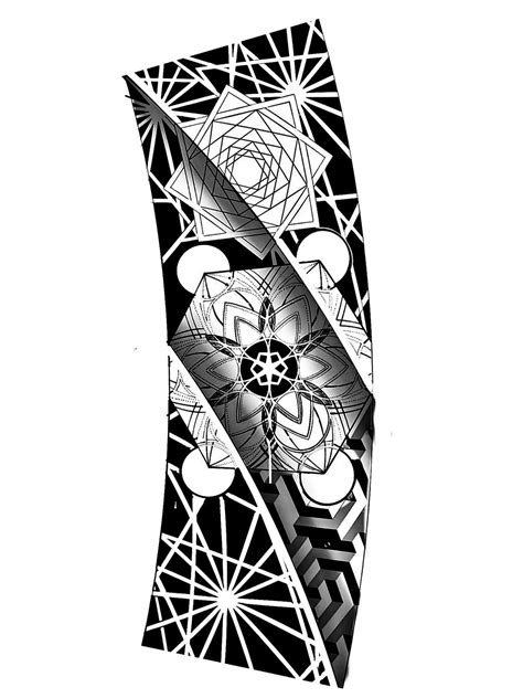 Geometric Band Tattoo Design Abstract Geometric Tattoo Design Black