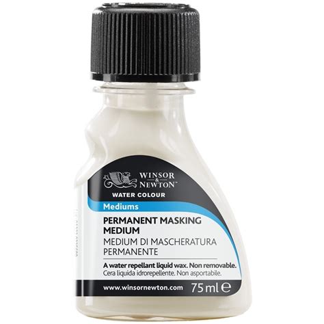 Жидкость маскирующая для акварели несмываемая Permanent Masking Medium ...