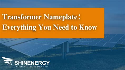 Transformer Nameplateeverything You Need To Know