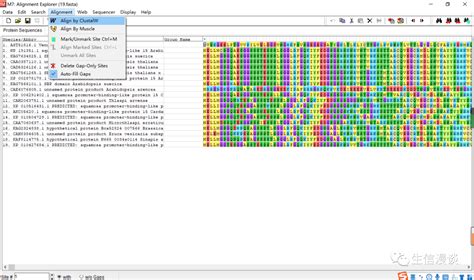 生信漫谈如何做出美美的多序列比对图 genedoc怎么导出图片 csdn博客