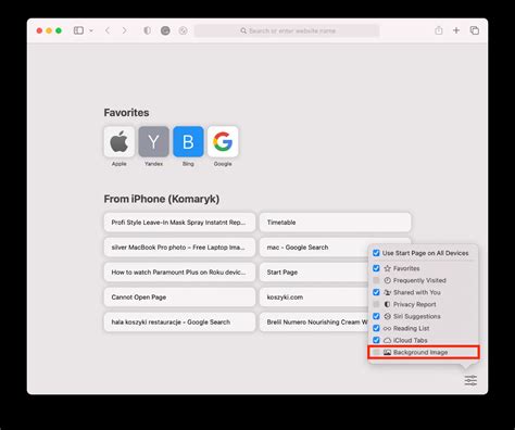 How To Change Safari Background On Mac Tab TV