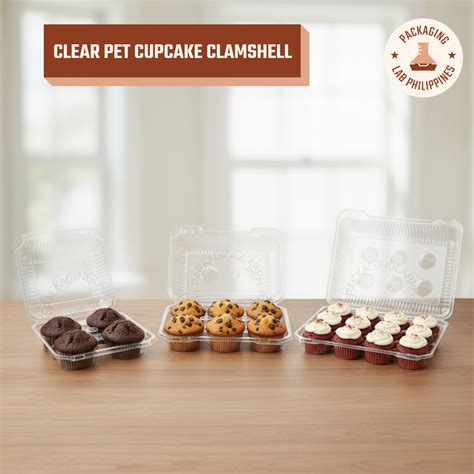 Clear Plastic Cupcake Clamshell 4612 Hole Packaging Lab Philippines