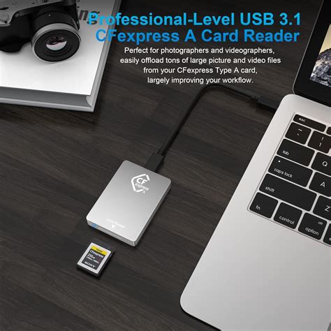 CFexpress Type A Card Reader USB Gen Gbps CFexpress Memory Card Reader Aluminum