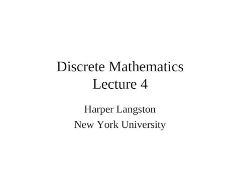 ppt discrete mathematics lecture 4 dokumen tips