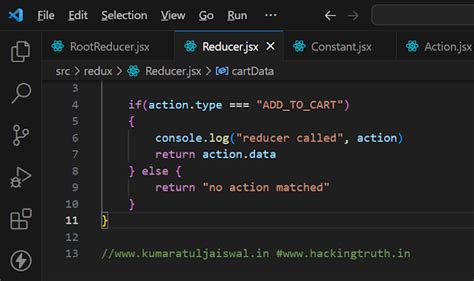 Switch Statement In React Redux Hacking