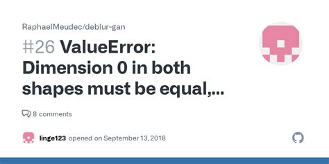 valueerror dimension 0 in both shapes must be equal but are 3 and 256